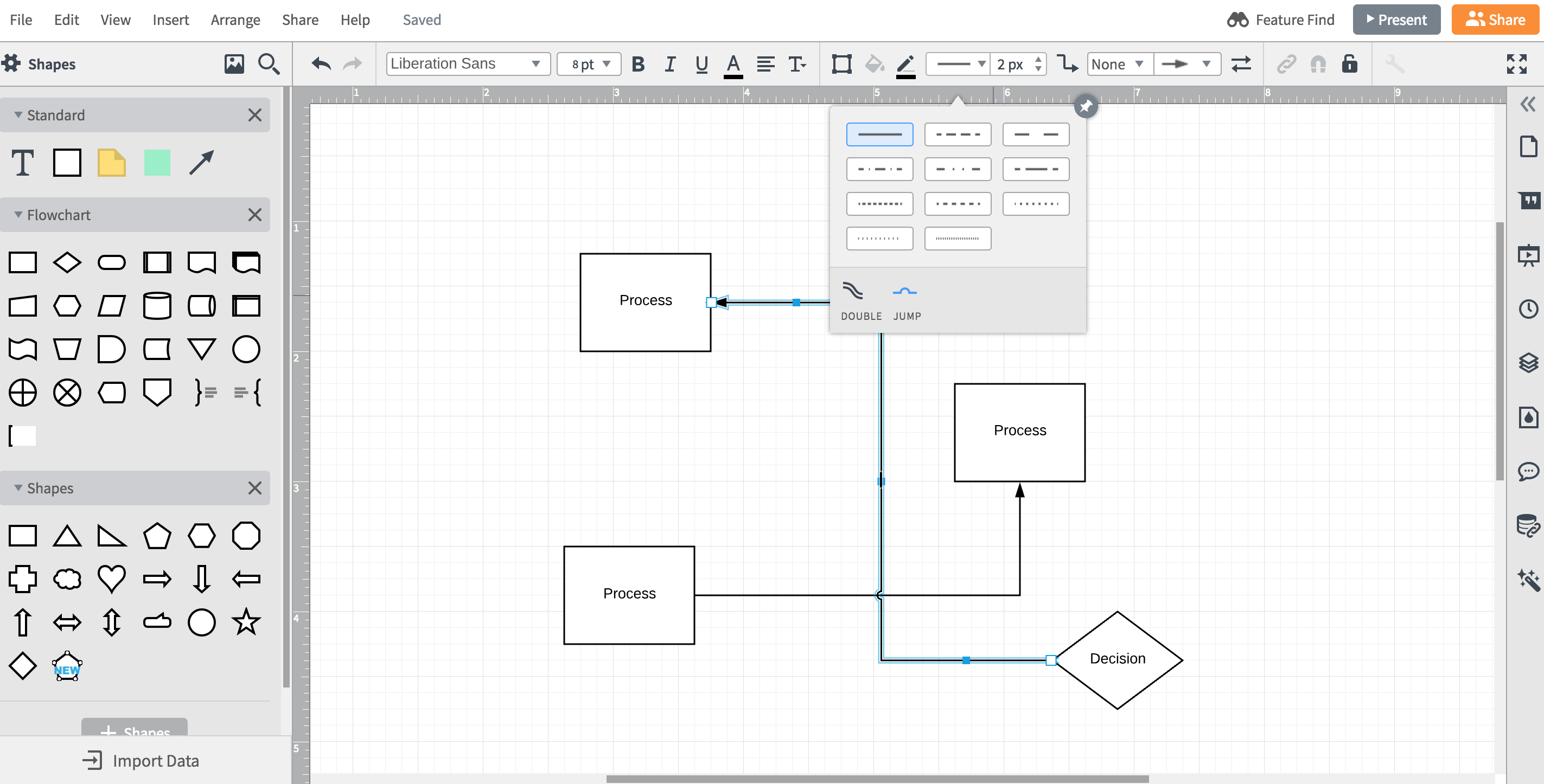 Network flow – Lucidchart